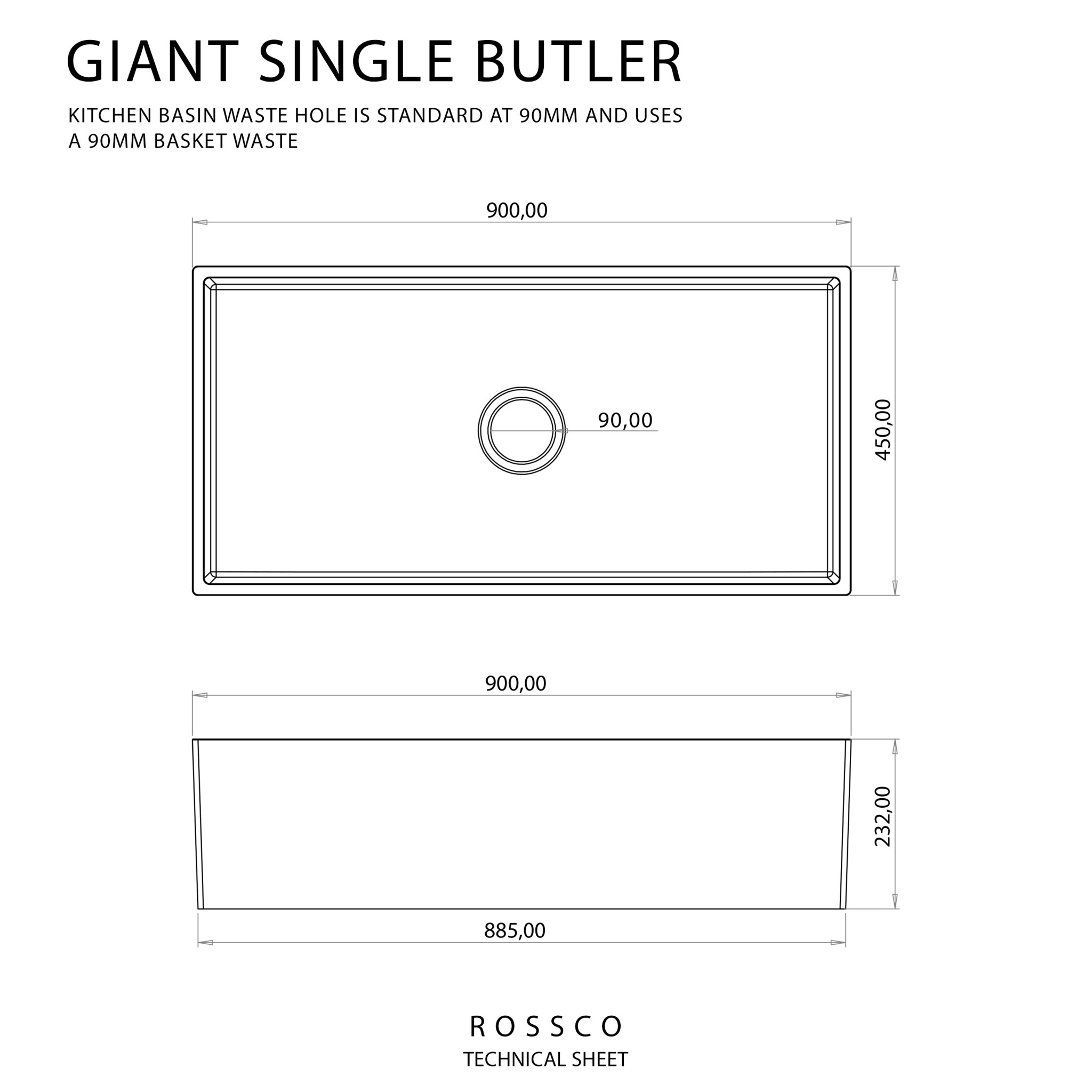 Giant Single Butler Basin – ROSSCO