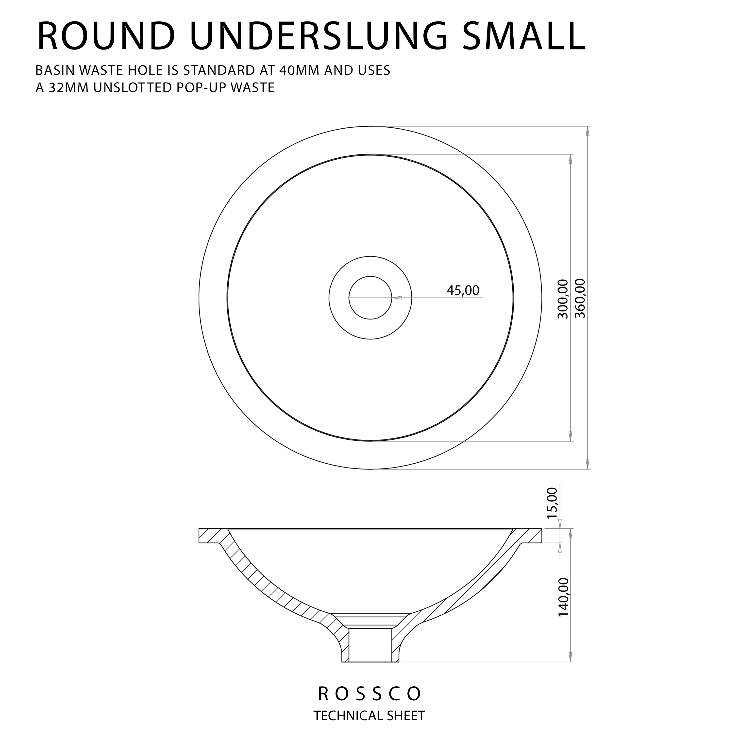 Round Underslung Small – ROSSCO