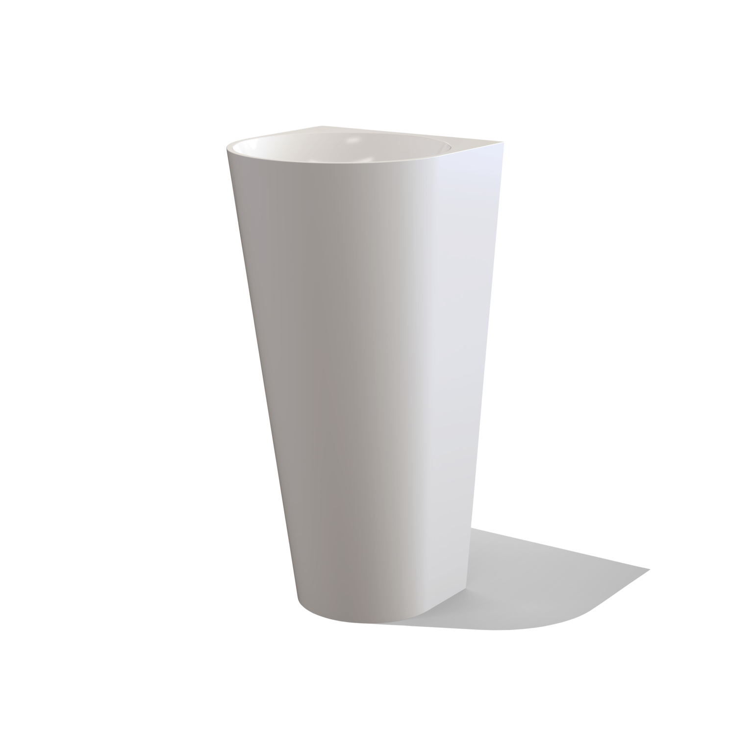 Incline Pillar Basin – White – ROSSCO