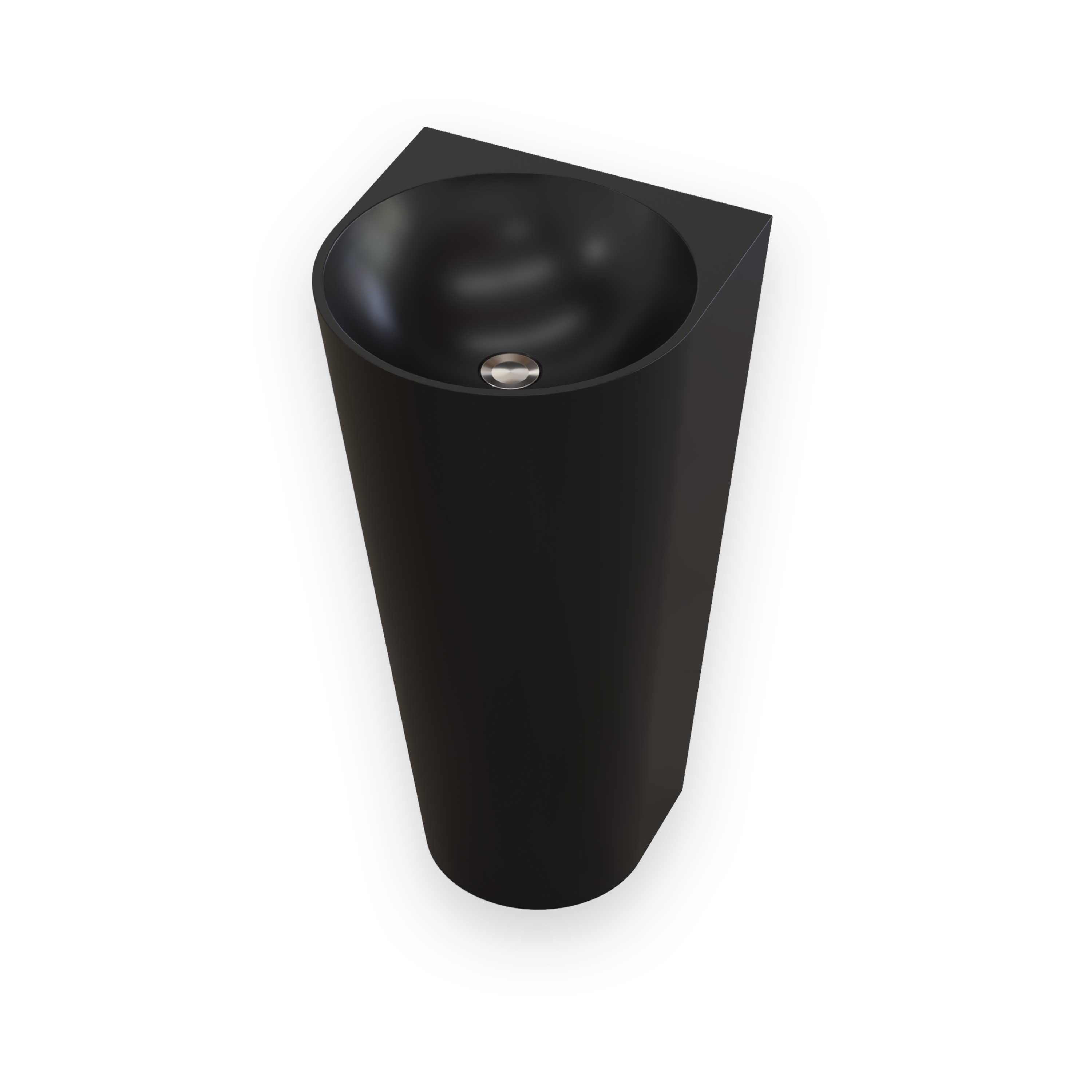 Incline Pillar Basin – Black – ROSSCO