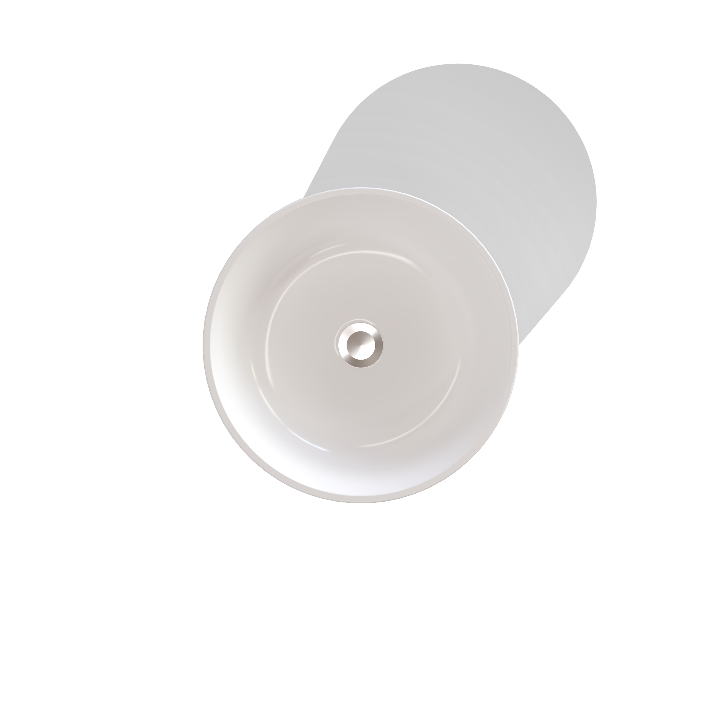 Round Pillar Basin Top View (W]) – ROSSCO