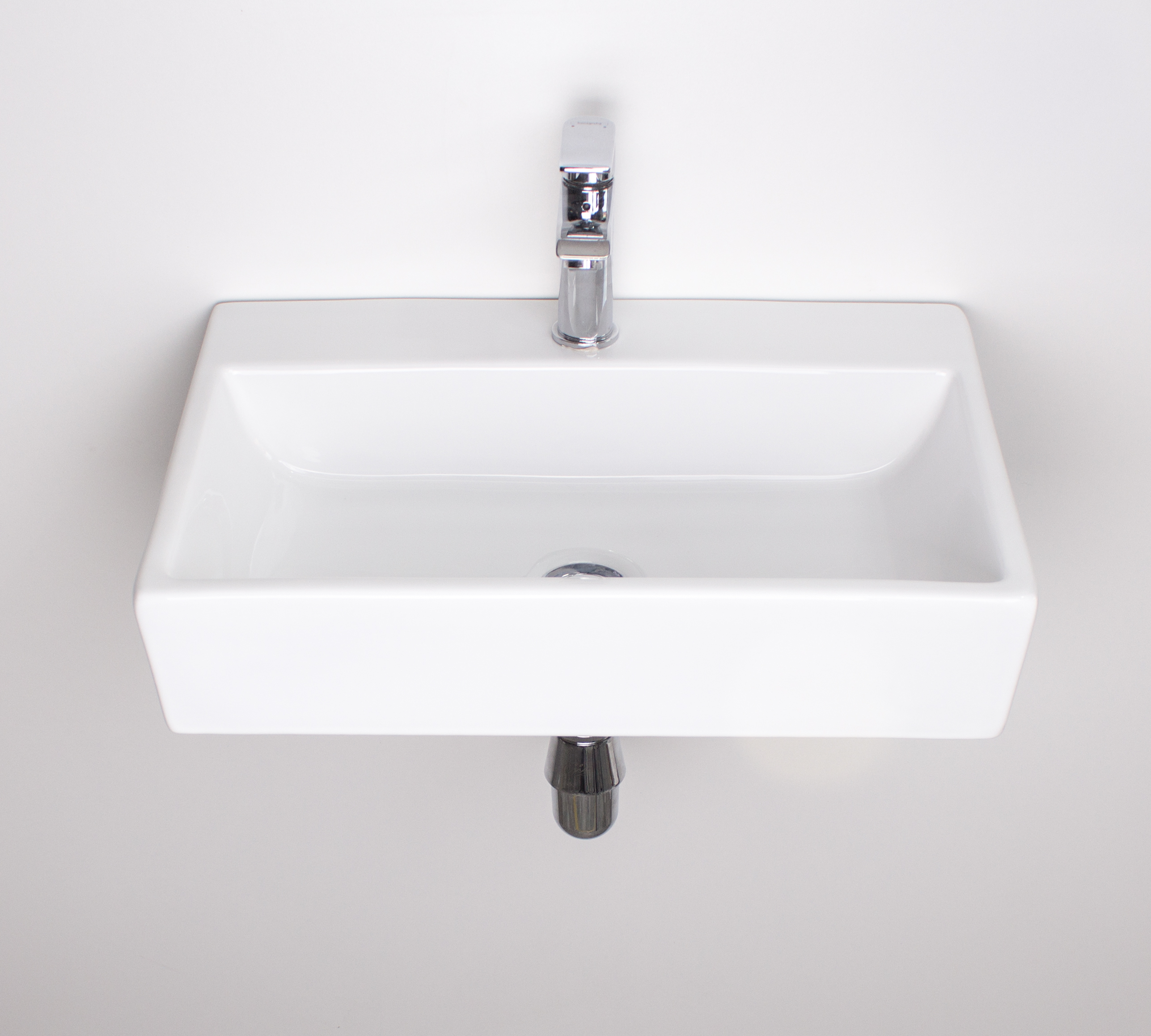 Wide Rectangle Basin – White – ROSSCO
